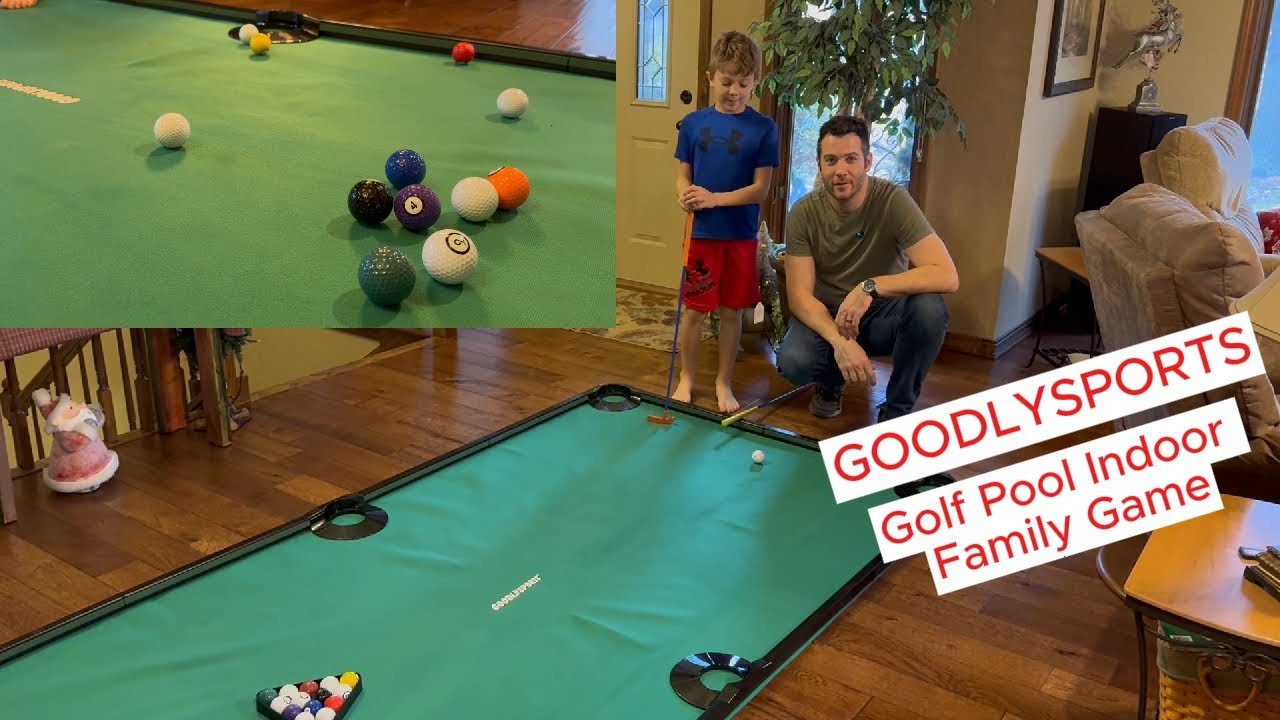 GOODLYSPORTS Golf Pool Indoor Family Game, fun for hours! #pool #golf # ...