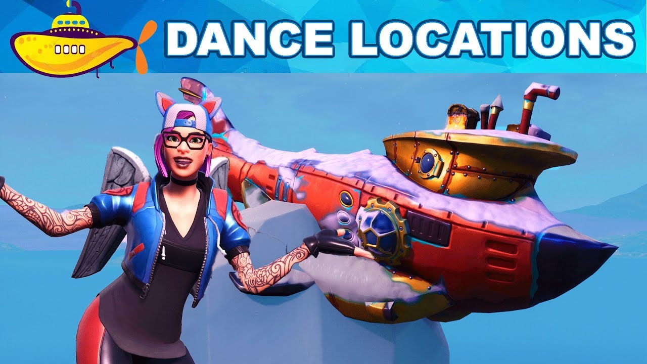 Submarine LOCATIONS - Dance on Top of a Submarine Locations - Fortnite ...