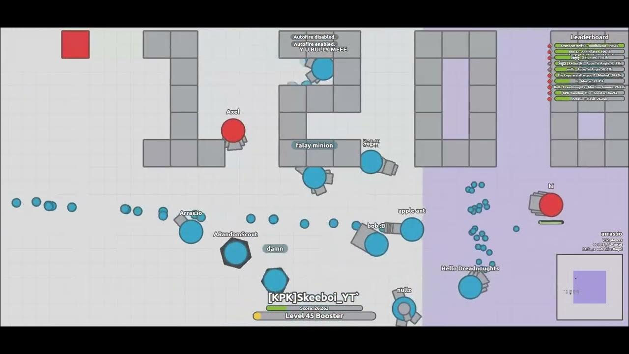 arras.io youtuber with special powers in sandbox above shiny - YouTube