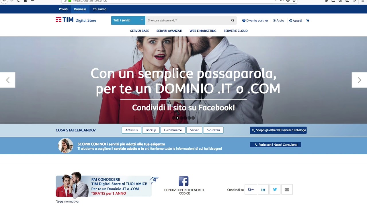 TIM Digital Store Ambassador - Web & Marketing - YouTube