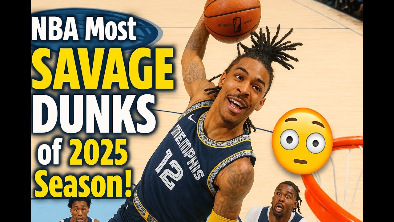 🔥 NBA Most Savage Dunks of 2025 Season | Top 10 Jaw-Dropping NBA ...