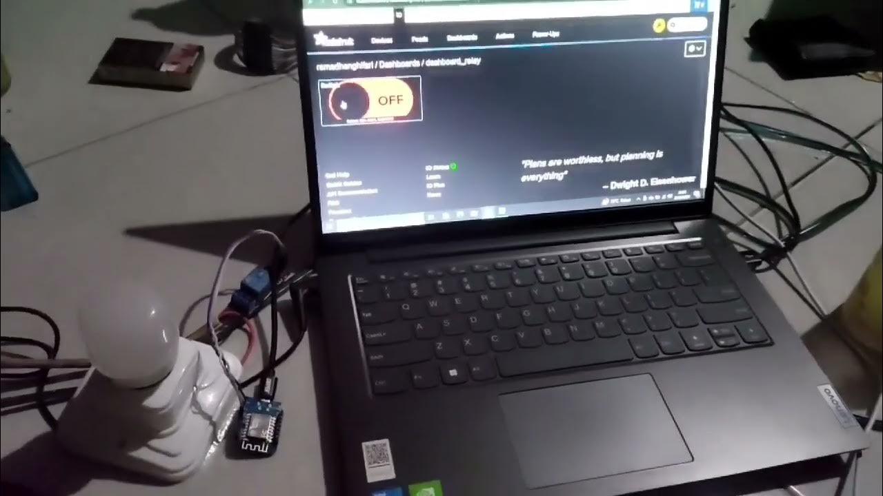 Praktikum IoT : Lampu Otomatis Berbasis IoT - YouTube