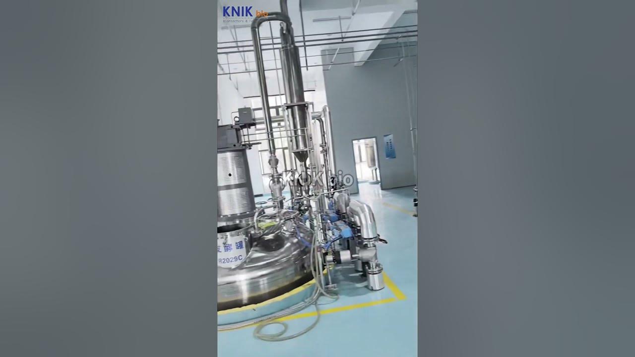 KNIKbio's 30KL Fully Automated Fermentation System for Industrial Scalability - YouTube