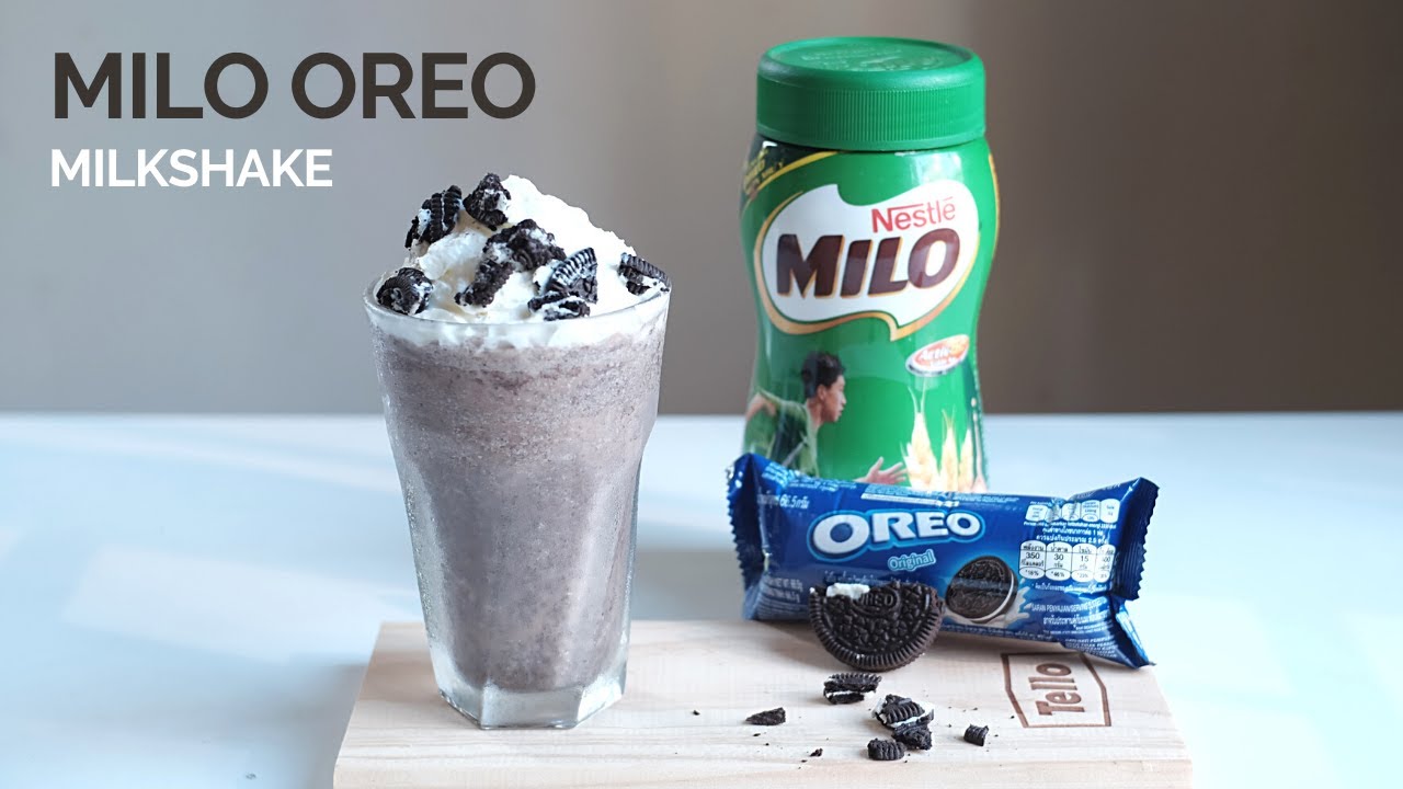 Cách làm "Milo Oreo Đá Xay" | Milo Oreo Milkshake Recipe | Lilo Kitchen ...