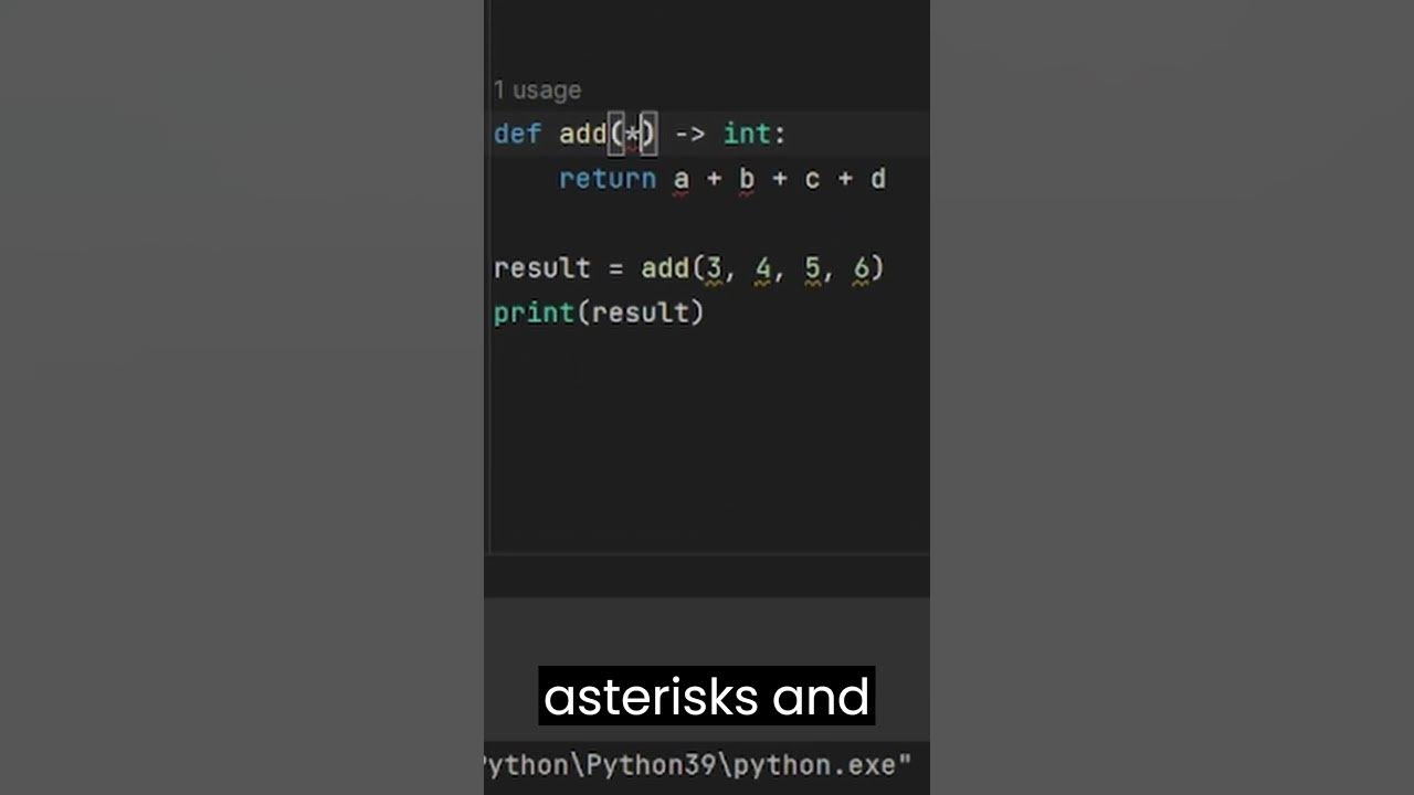 Arguments In Python Args Pythonshorts Youtube 6114