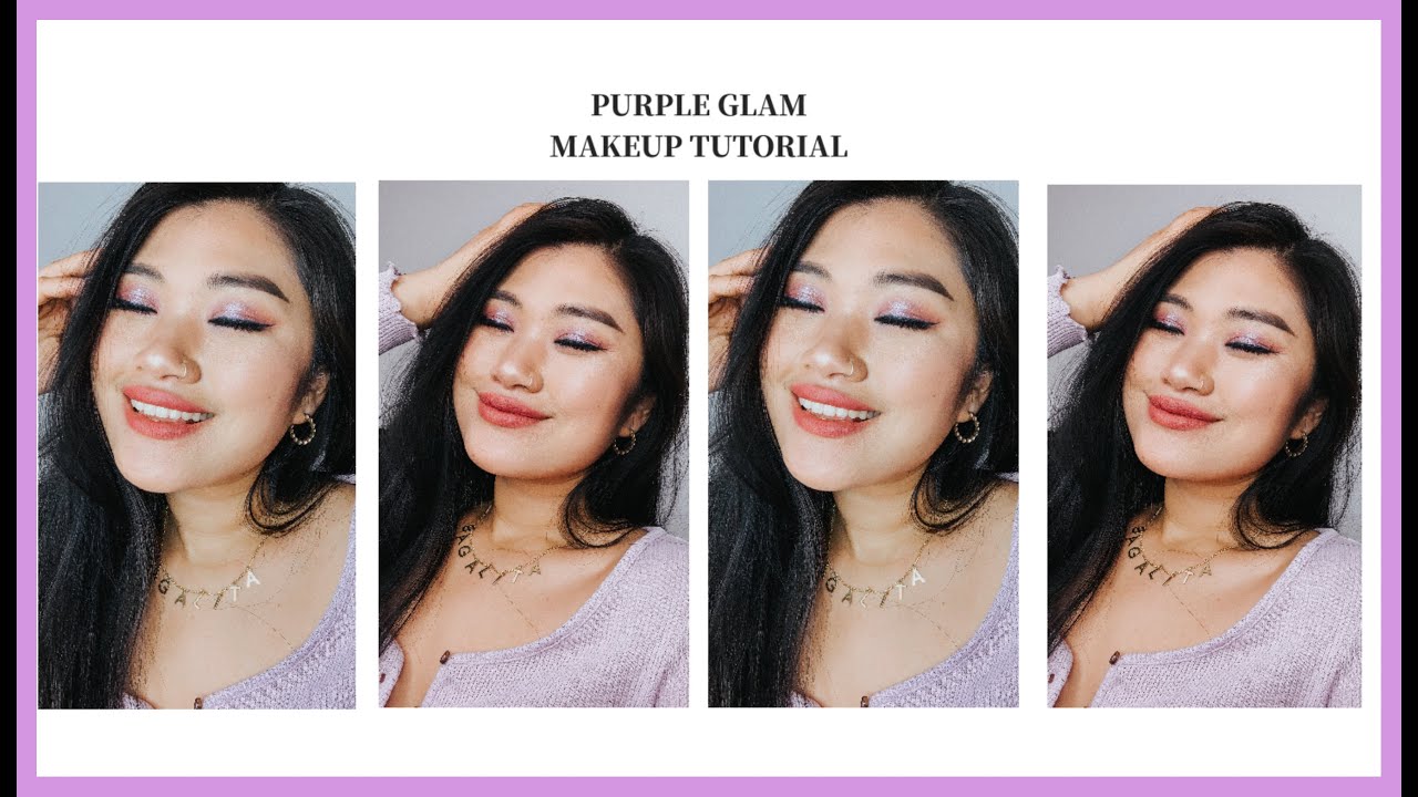 Purple Glam Makeup Tutorial 💜 Youtube