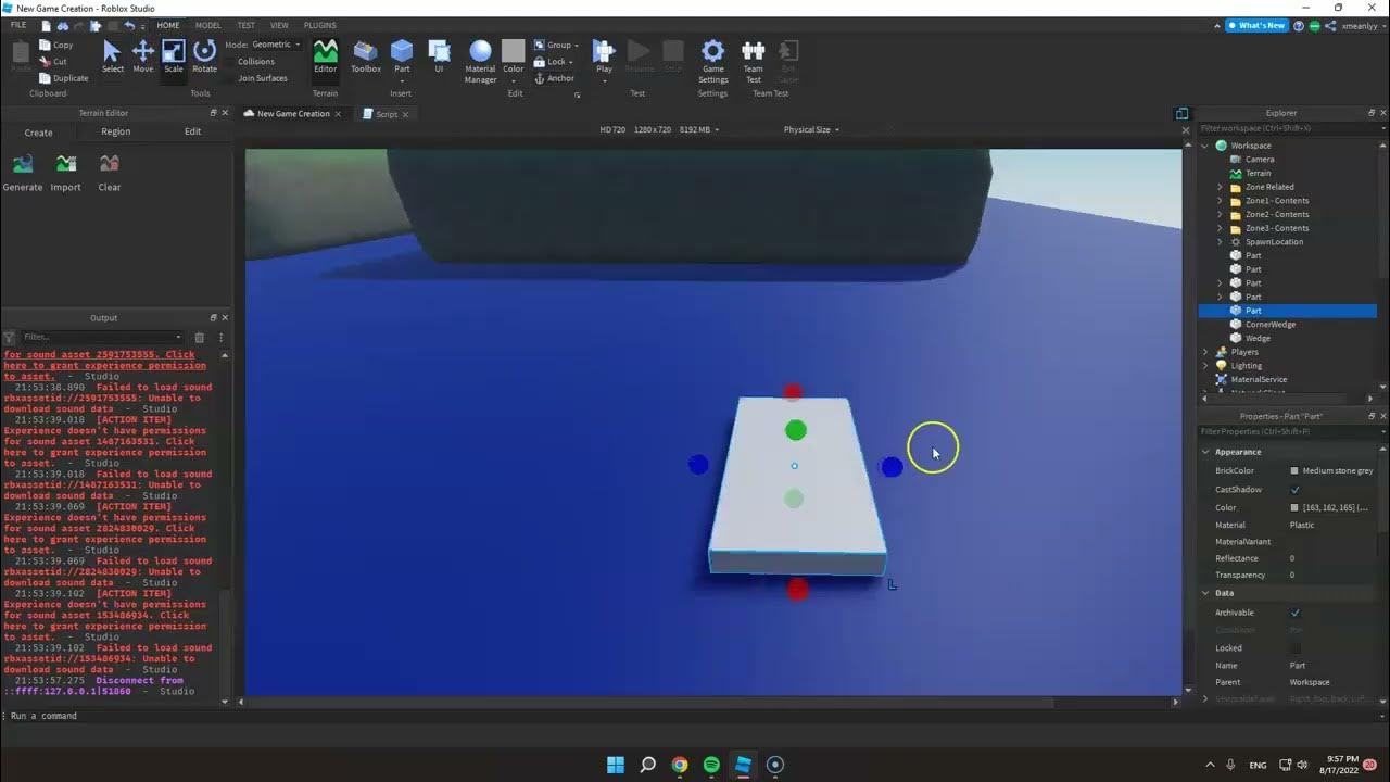 How to Make a Glowing Part in Roblox Studio | Roblox Tutorials - YouTube