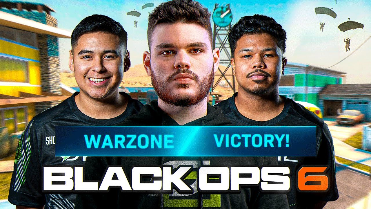 WORLD'S FIRST BO6 WARZONE WIN (AREA 99) - YouTube