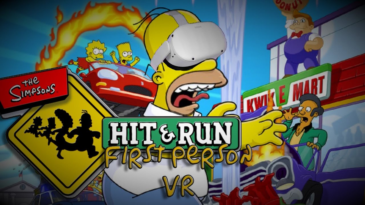 The Simpsons Hit & Run First Person VR Gameplay & Tutorial - YouTube