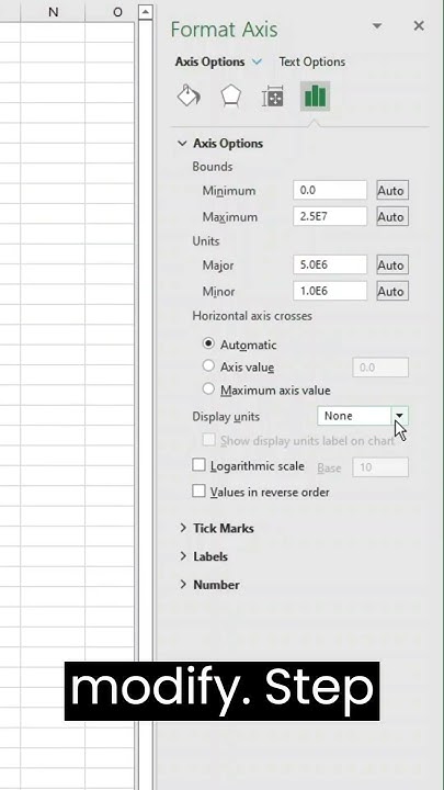 Excel Chart Tip Simplify Large Numbers with Axis Value Units #shorts ...