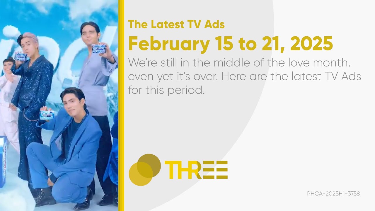 The Latest TV Ads: February 15 to 21, 2025 | DRPS Three TV Ad ...