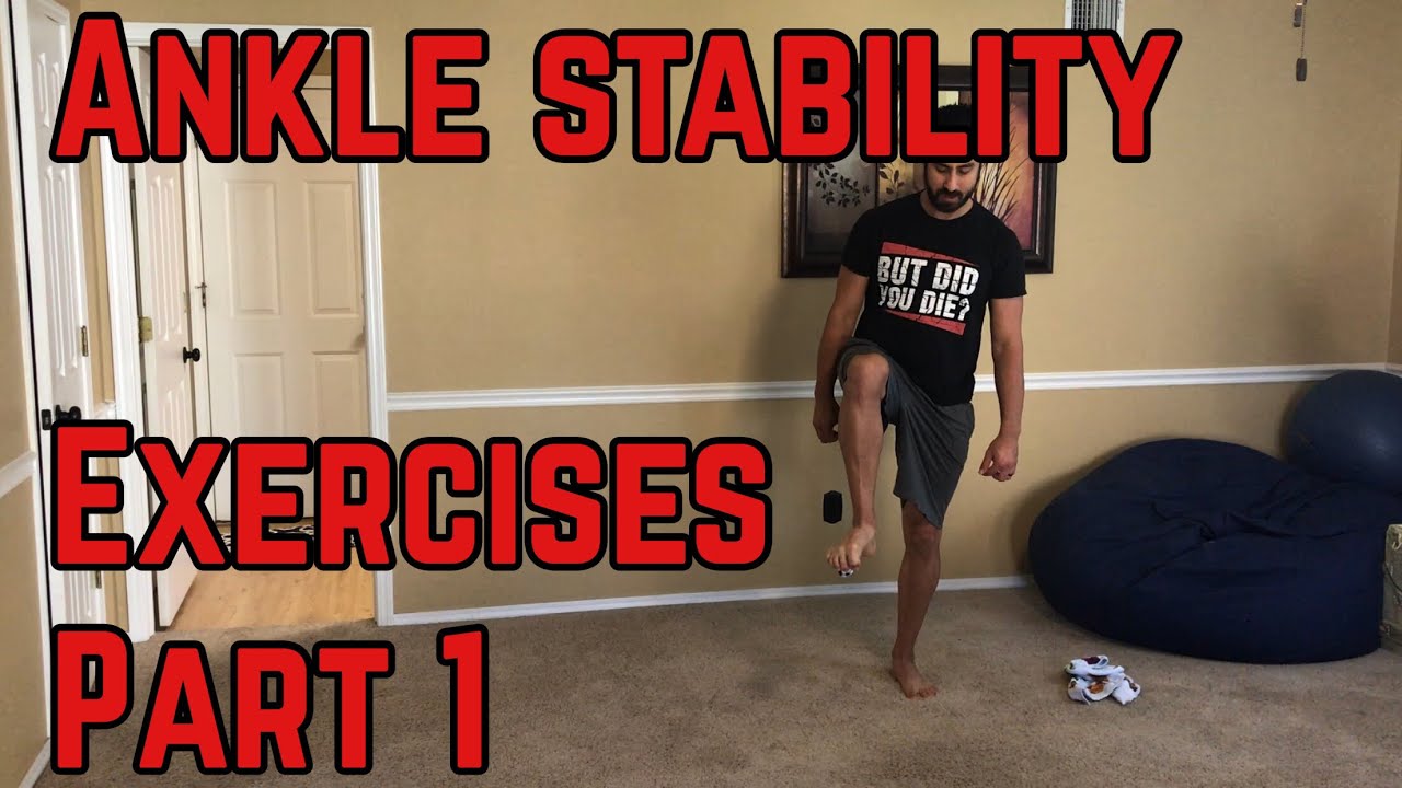 Ankle Stability Exercises Part 1 - YouTube