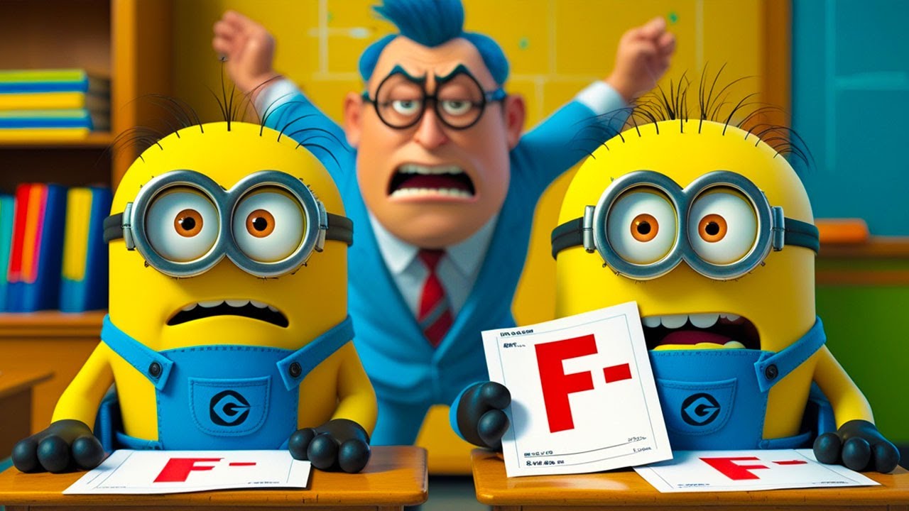 Minions Get an F, Teacher Loses It- Stuart Despicable Me (2010) - Who ...