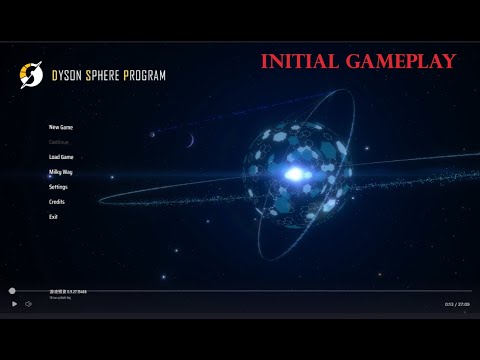 Dyson Sphere Program - Initial Gameplay - YouTube