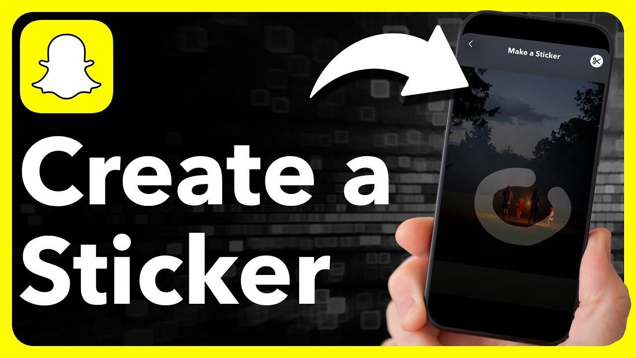 How To Create Stickers On Snapchat - YouTube