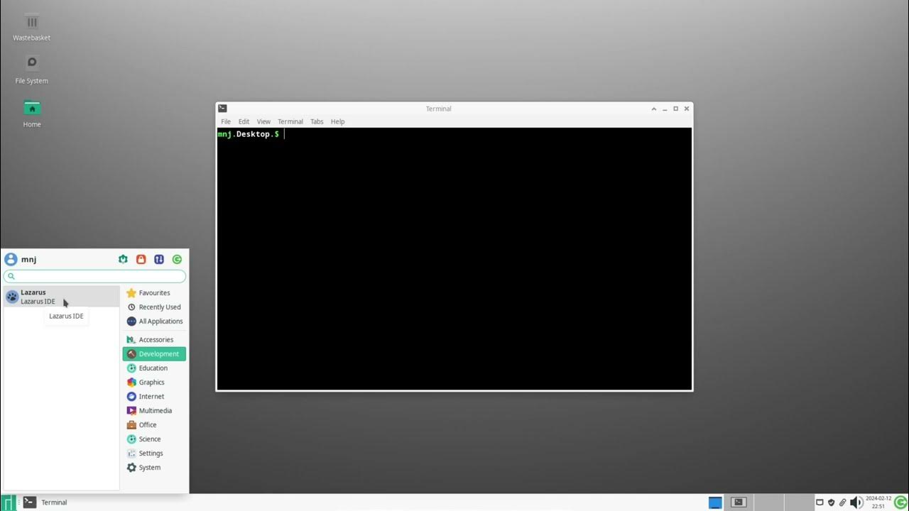 Download and Install the GNU Free Pascal and Lazarus IDE on Arch Linux based distros - YouTube