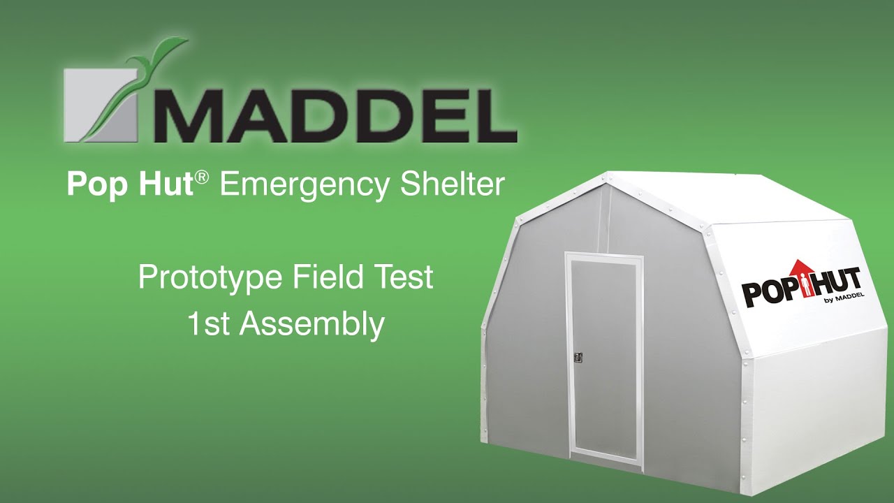 MADDEL PopHut - 1st Field Assembly - Prototype - YouTube