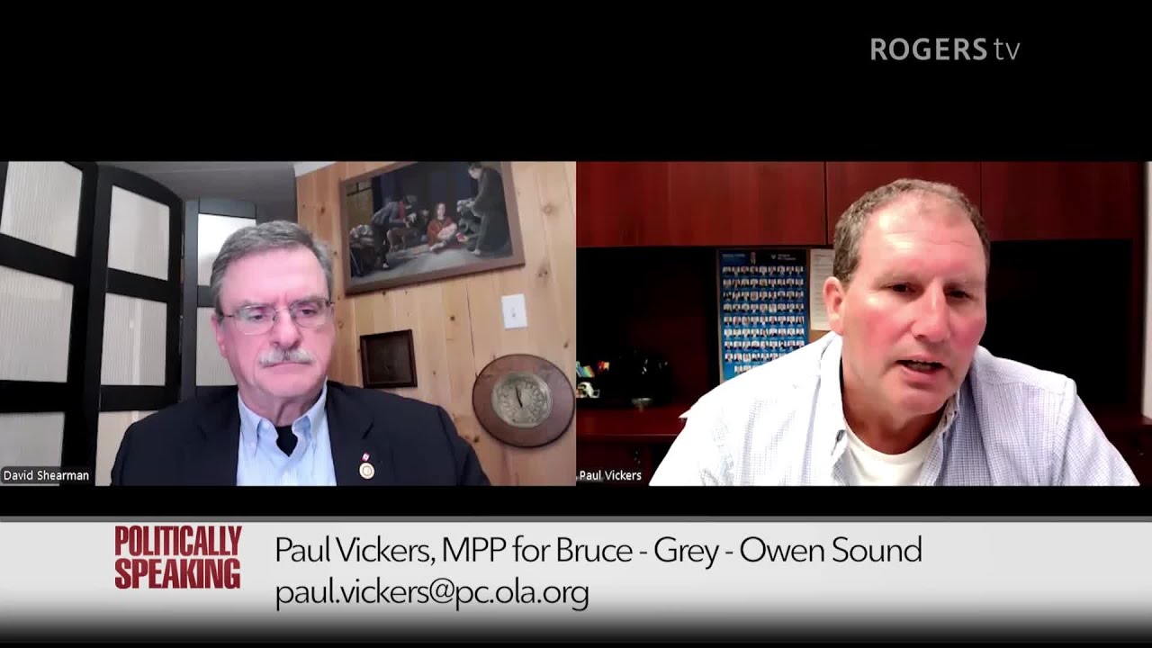 Politically Speaking - MPP Paul Vickers | Rogers tv - YouTube