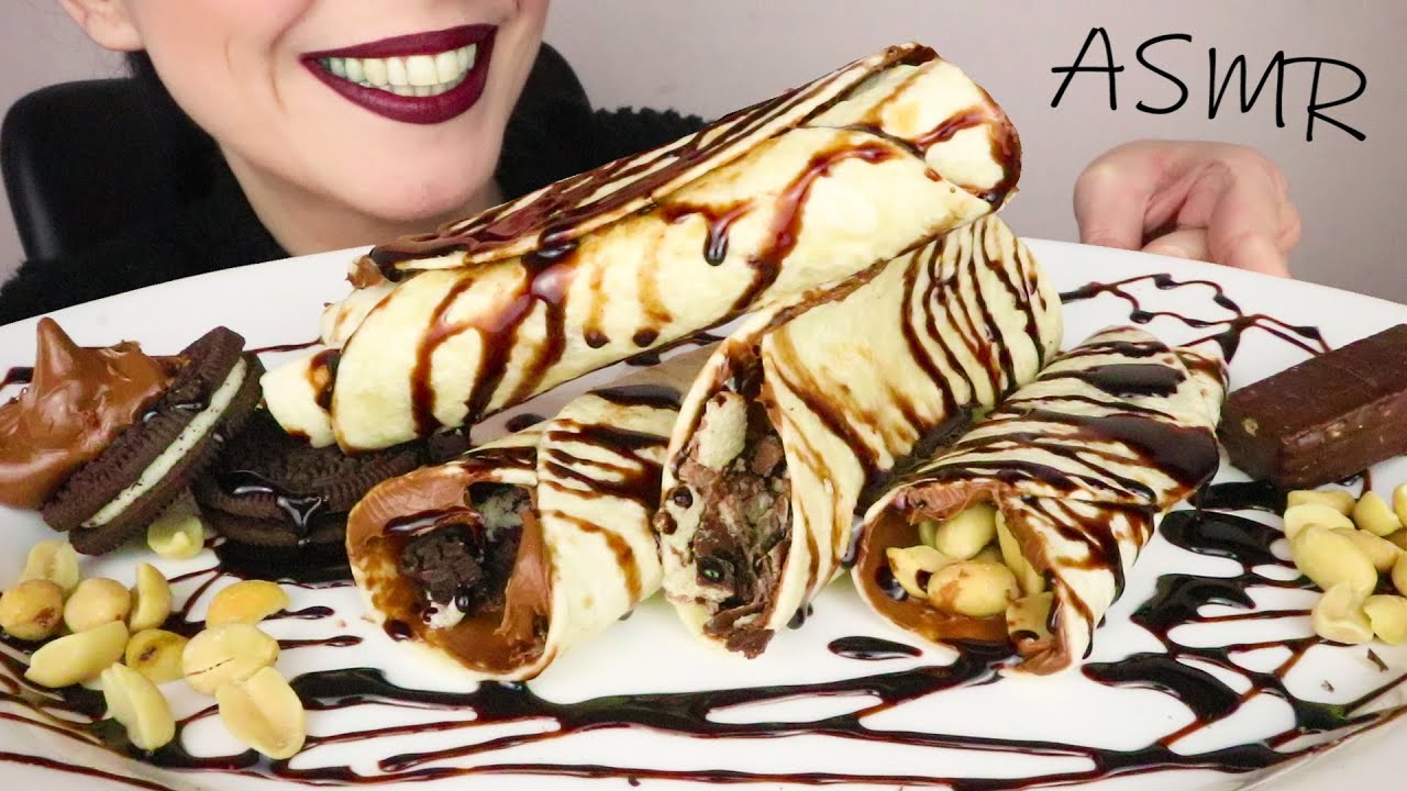 CHOCOLATE TORTILLA ROLLS WITH OREO COOKIES, WAFERS & PEANUTS 🍩 | No ...