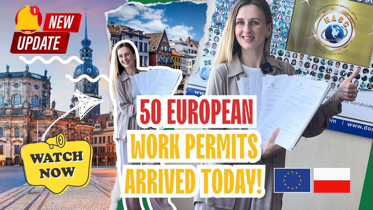 50 European Work Permits Received at NASC Office Today🇪🇺🇵🇱 - YouTube