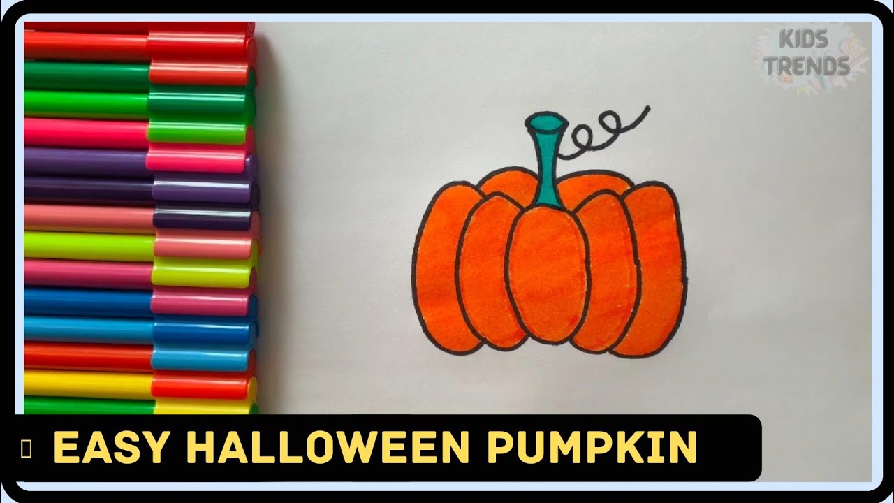 How to make a pumpkin |Halloween Pumpkin 🎃 for kids - YouTube