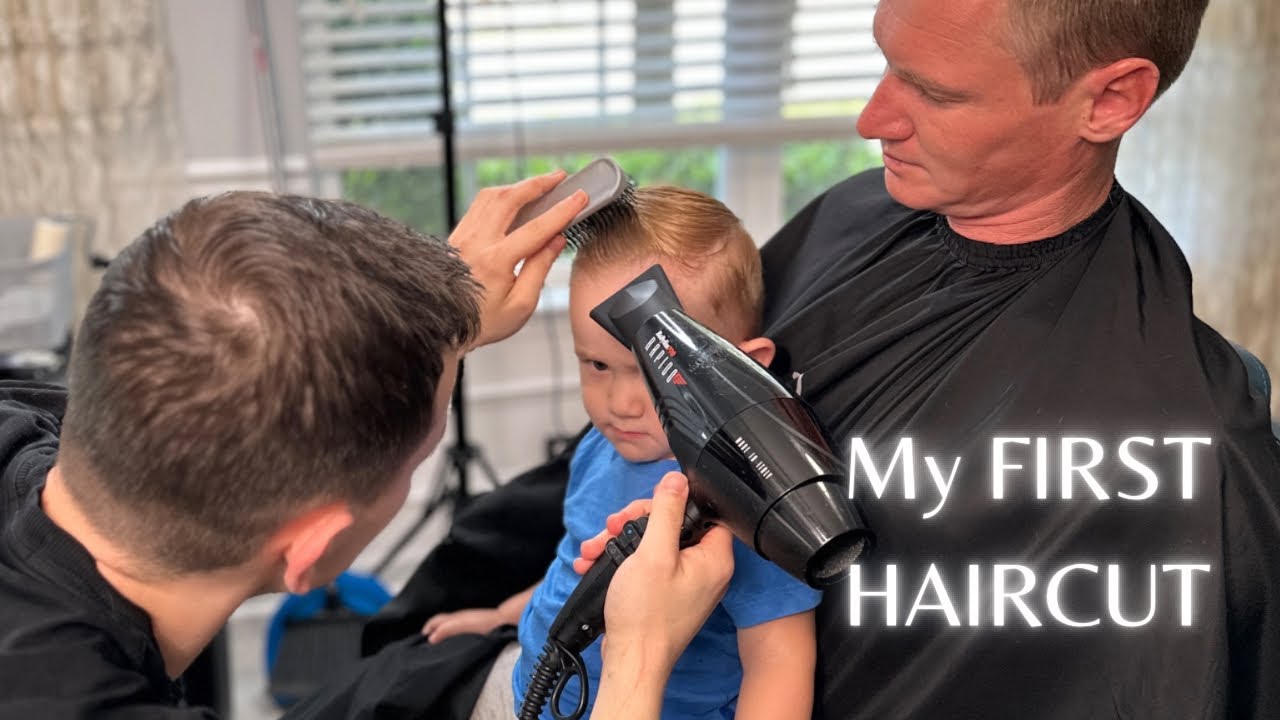 First Haircut ♥️. Baby Eric’s first haircut in less then 5 minutes ...