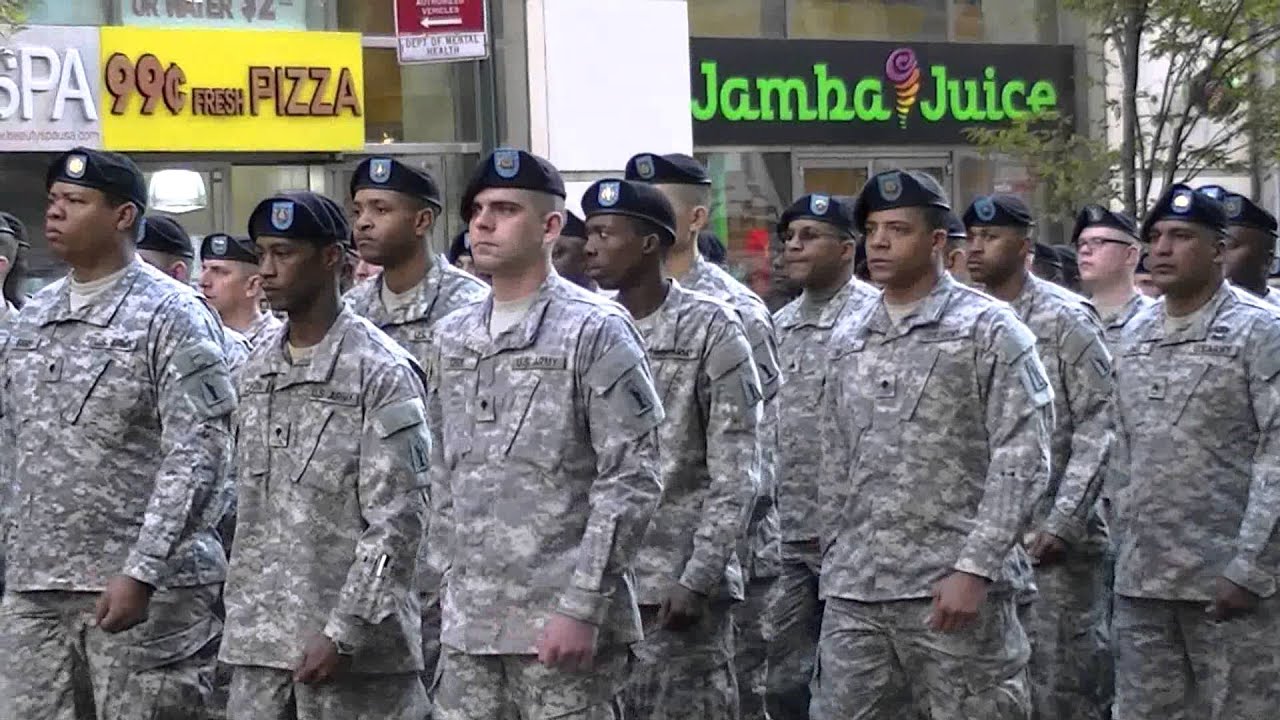 Army Contingent, Veterans Day Parade, NYC - YouTube