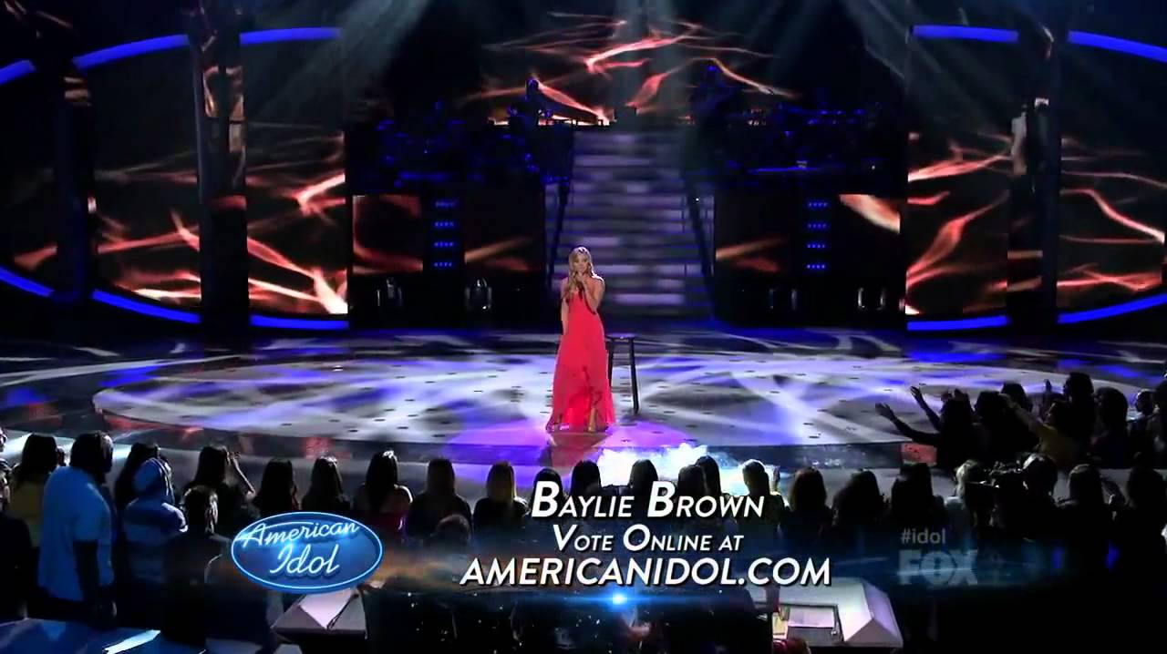 Baylie Brown - Amaze - American Idol Top 12 Girls - YouTube