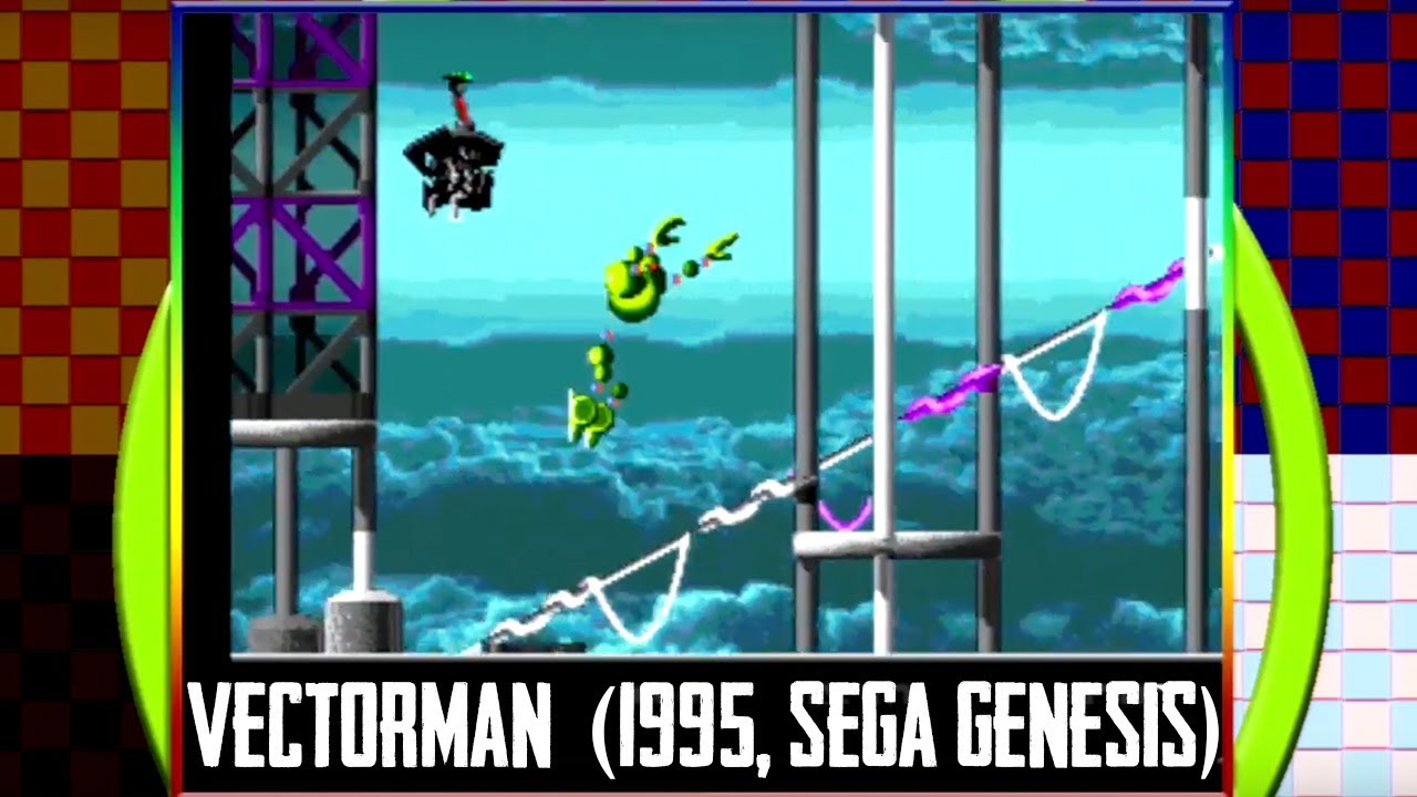 The Artist Battles Orbots in Vectorman (SEGA Genesis) - Let's Play ...