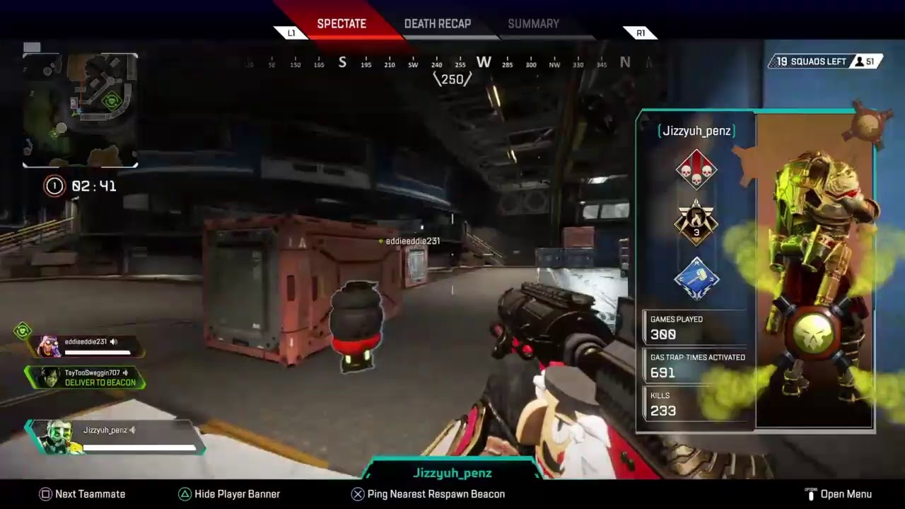 Apex legends kill anything that moves! Giveaway at 400 subs lol - YouTube
