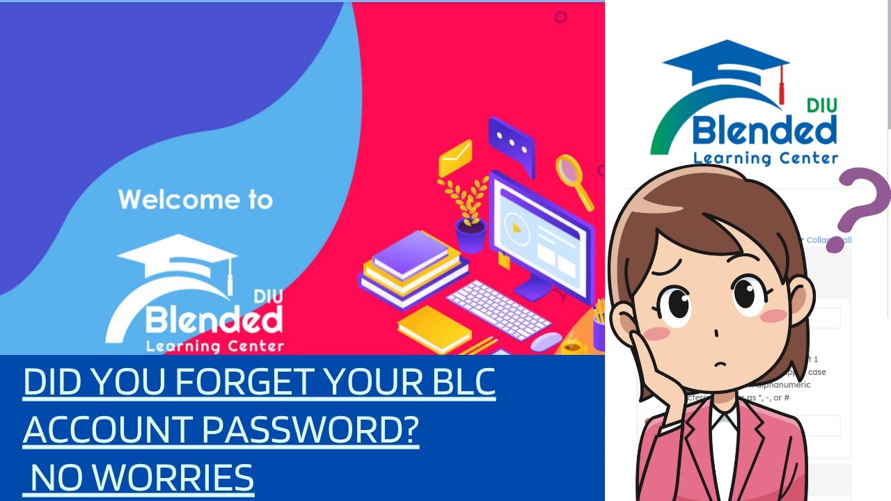 How to reset DIU BLC Account Password, Daffodil International ...