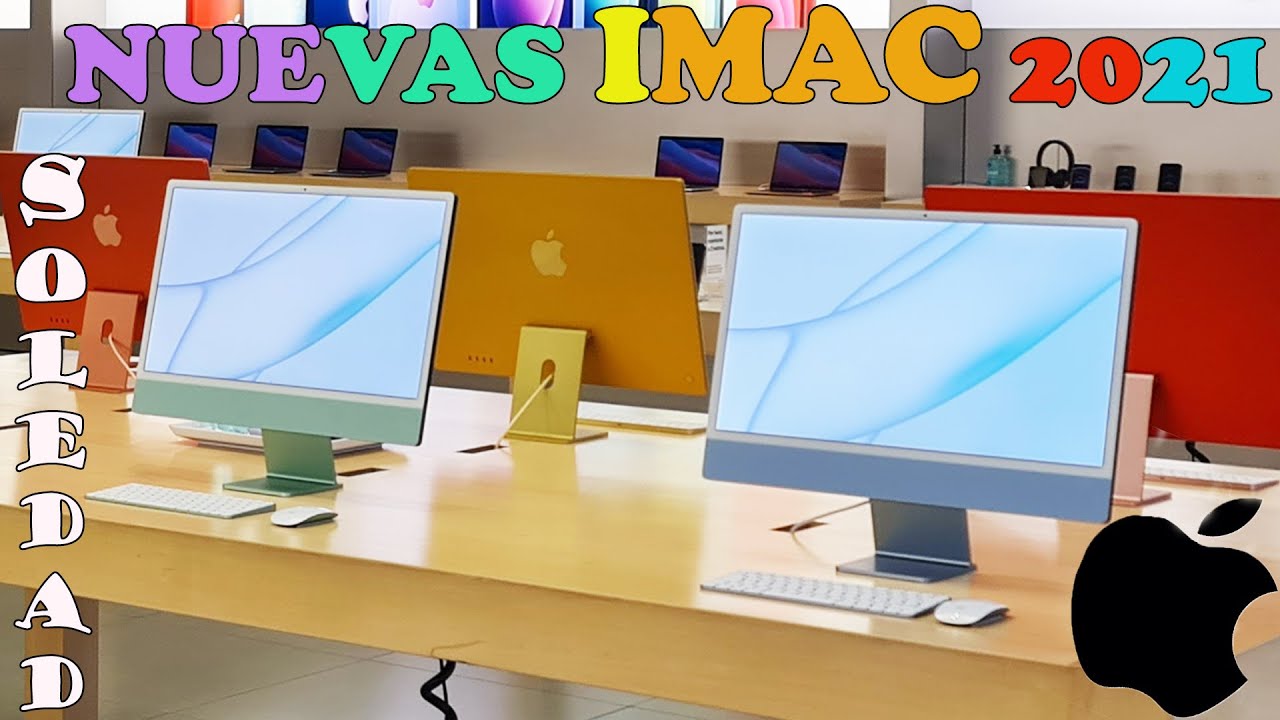 Apple iMac 24” M1 Azul, verde, rosa, plateado, amarillo, naranja ...