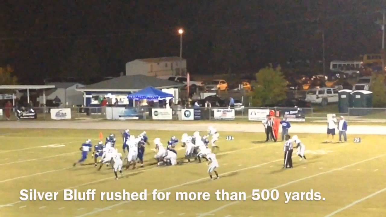 Silver Bluff runs by Woodland - YouTube