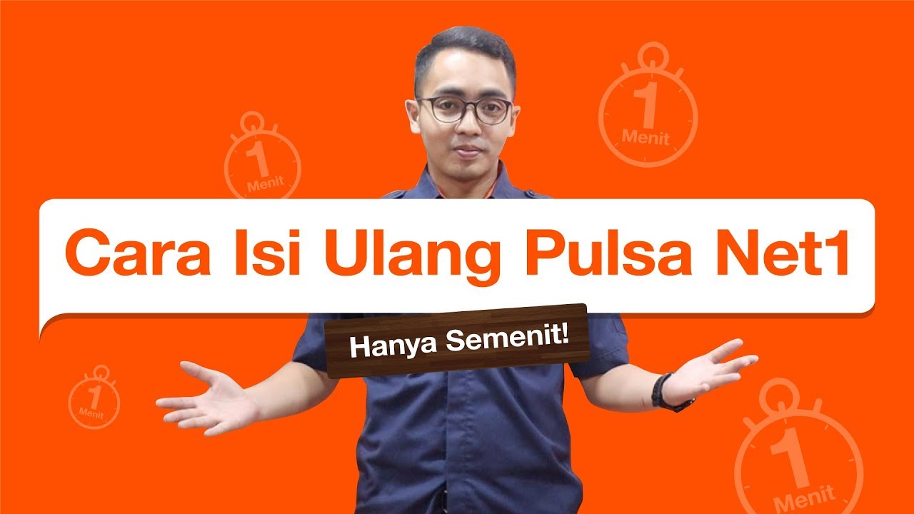 #SemenitNet1 Cara Isi Ulang Pulsa Net1 - YouTube