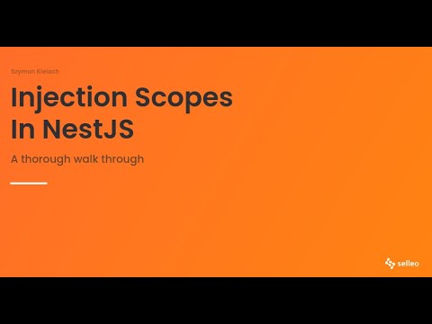 Injection Scopes In NestJS - YouTube