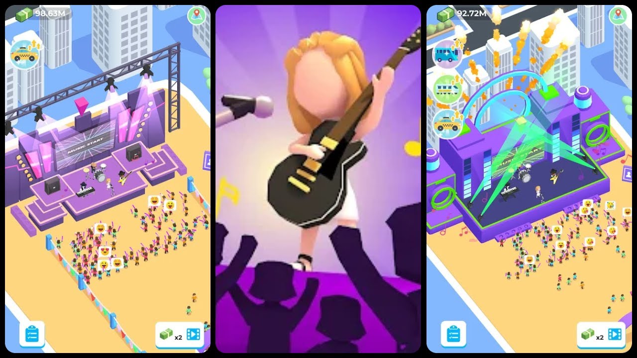 Idle Concert Tycoon Mobile Game | Gameplay Android & Apk - YouTube