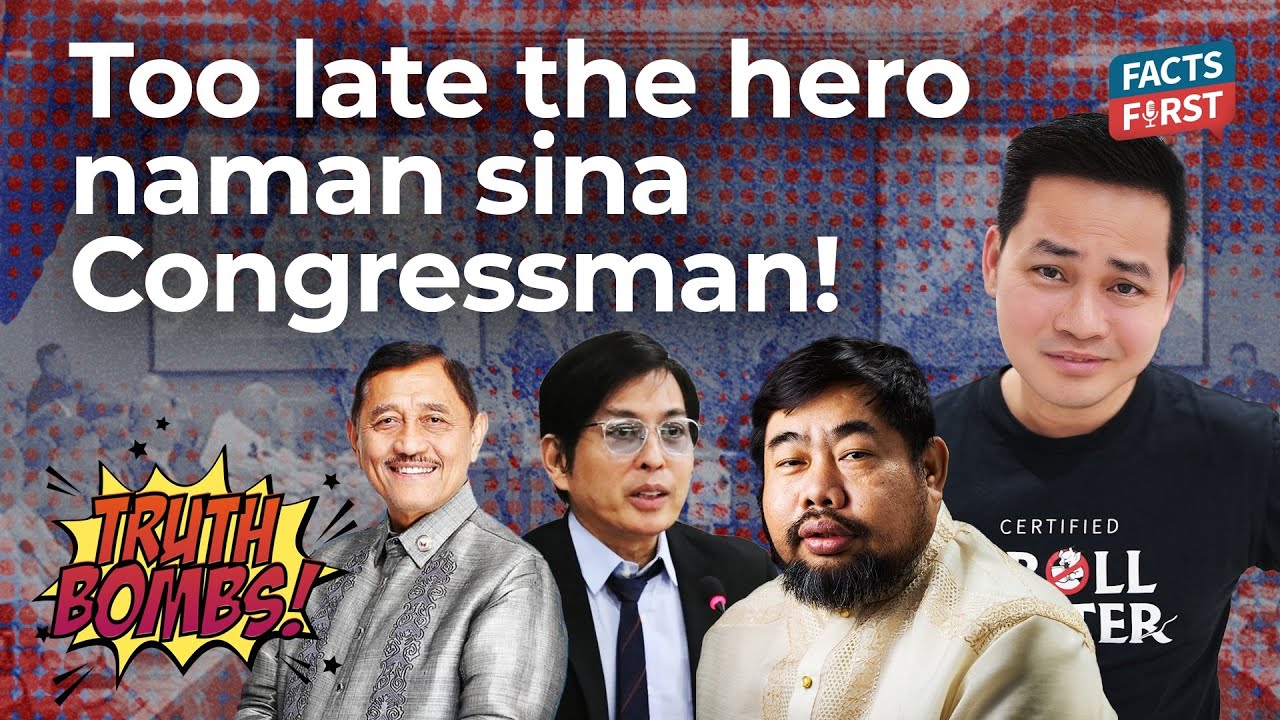 Too late the hero naman sina congressman! - YouTube
