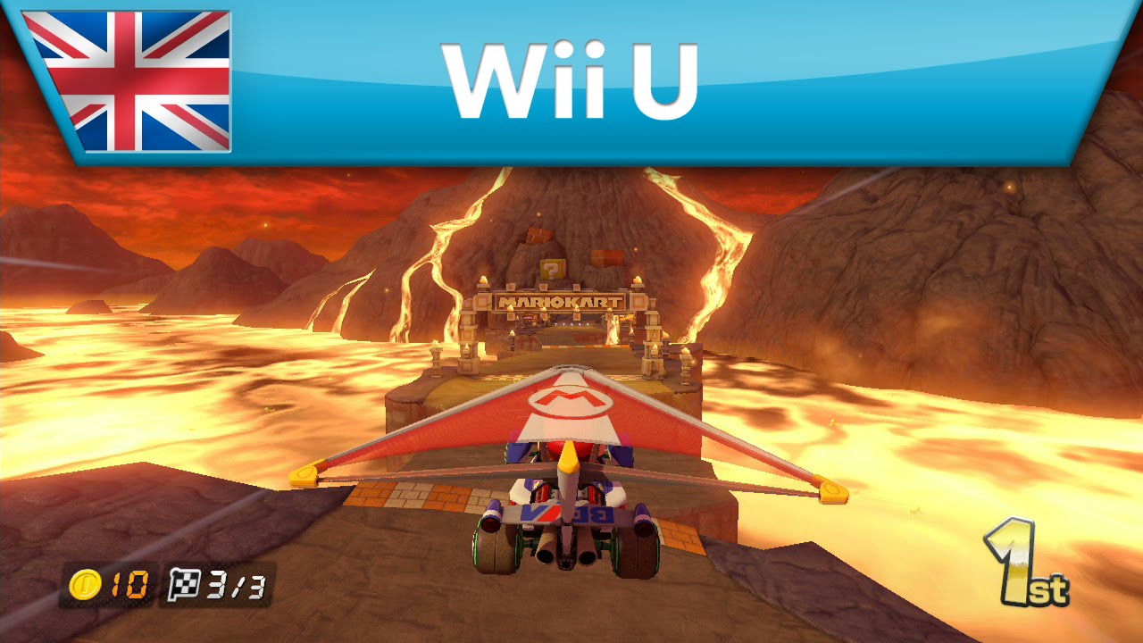 Mario Kart 8 - 200cc - Grumble Volcano (Wii U) - YouTube