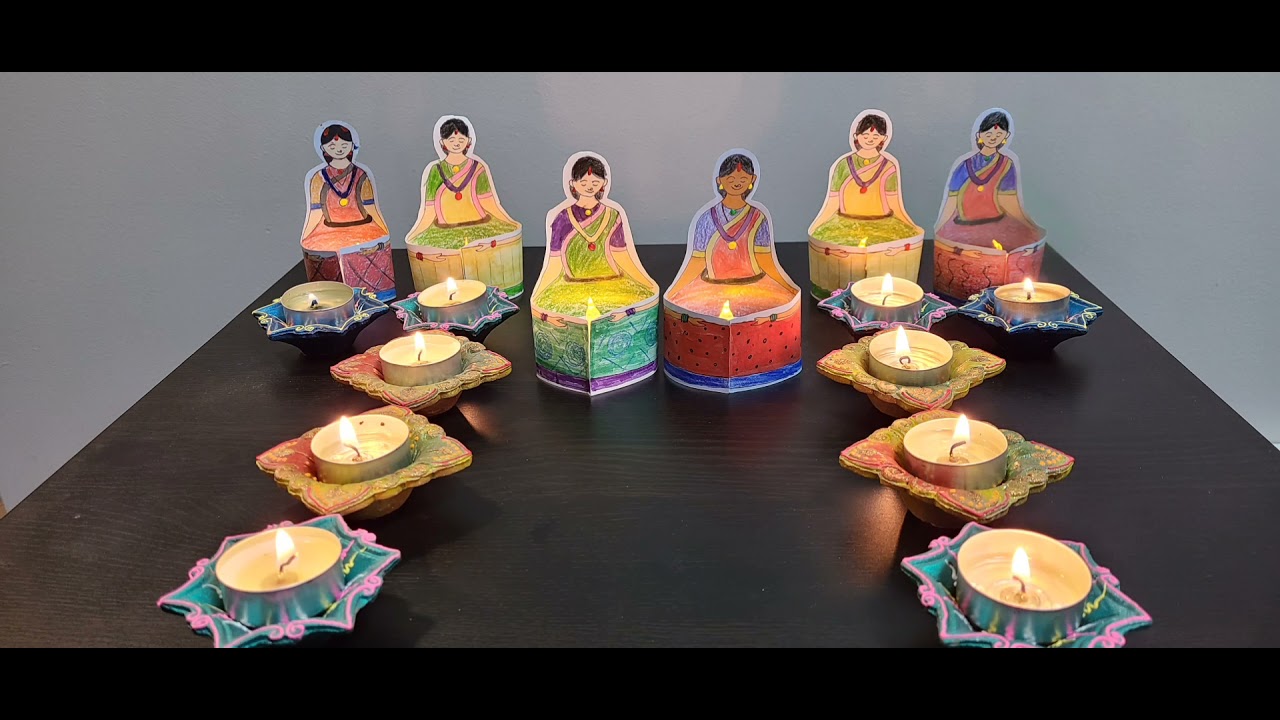 DIY Diya Holder | Diwali Ramp walk | Arjun Dhanashekaran | 6 Years Old ...