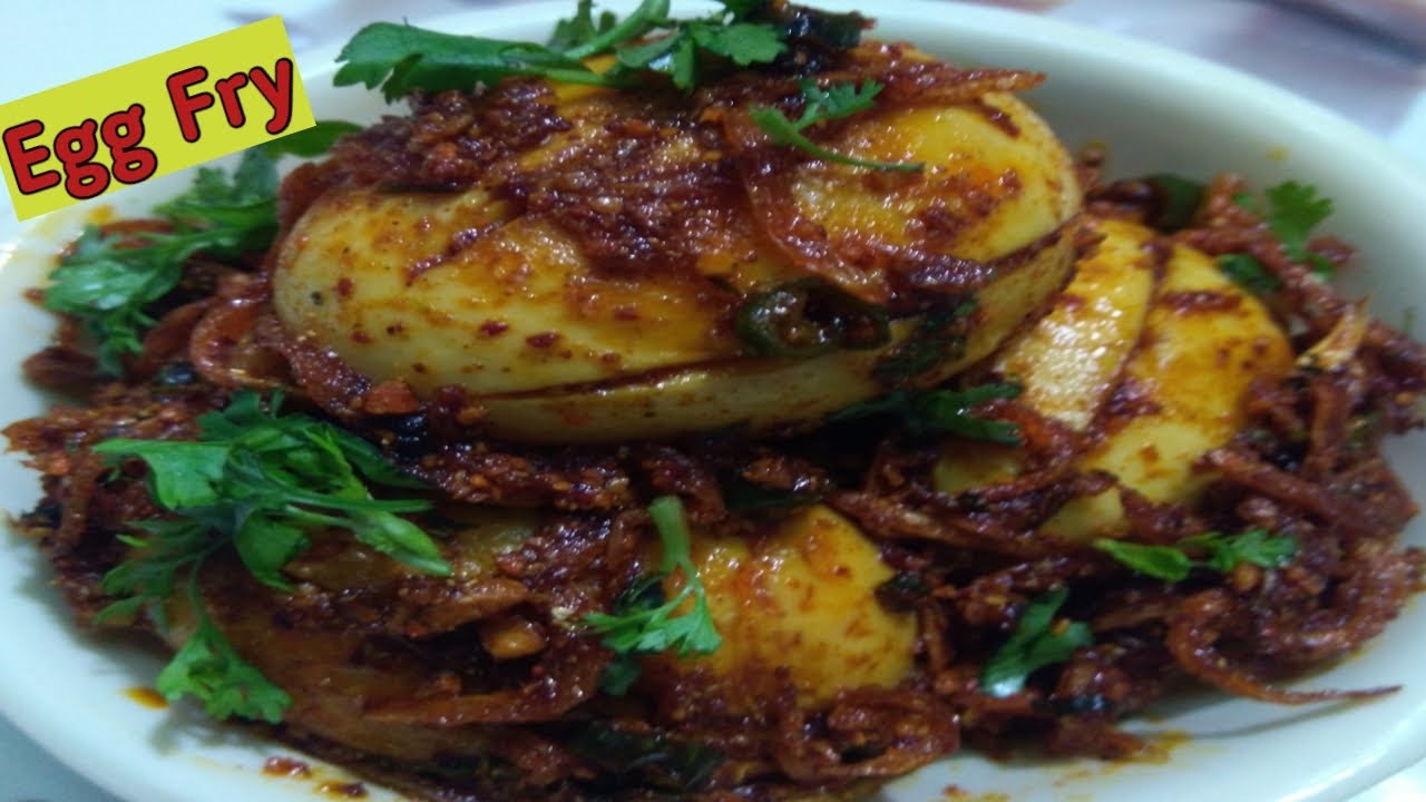 Egg fry | Anda fry | masala anda fry | Masala Egg fry | Egg recipes ...