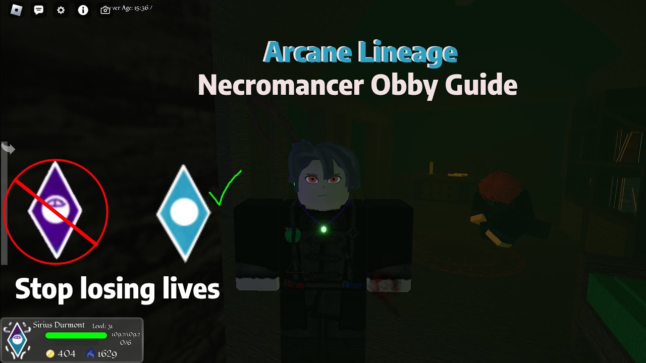 Arcane Lineage Necromancer Parkour Guide - YouTube