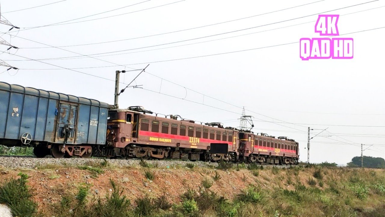 Heavy Goods Carrier Freight Train WAG 5A Locomotives | Indian Railways ...