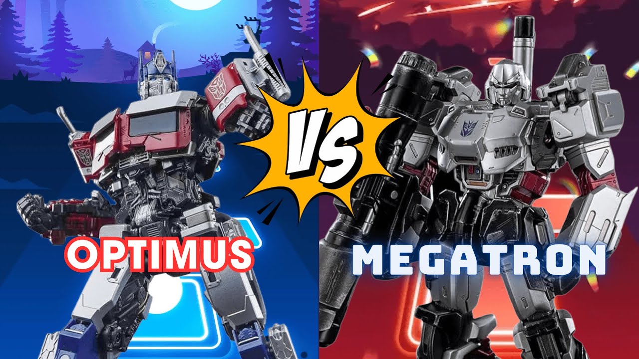 Megatron 🆚 Optimus 🎶 Tiles Hop Can You Imagine - YouTube