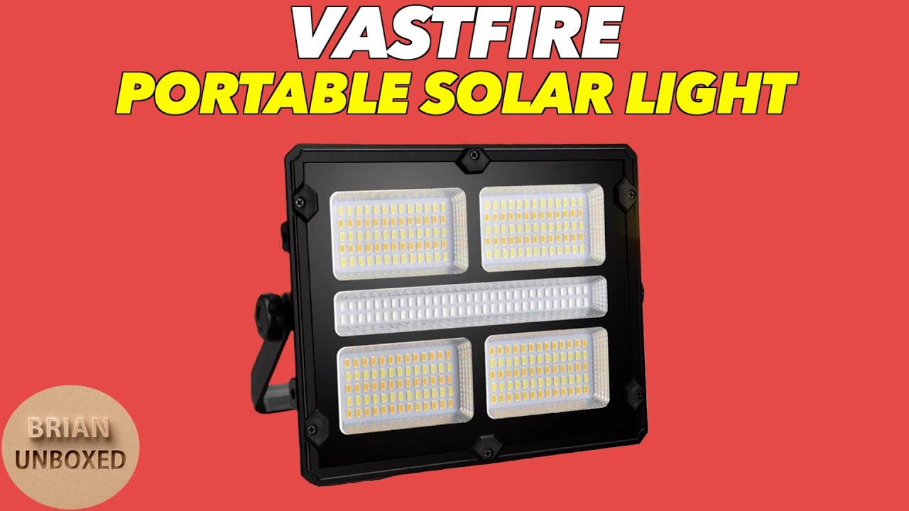 Vastfire Portable Solar Light - Review - YouTube