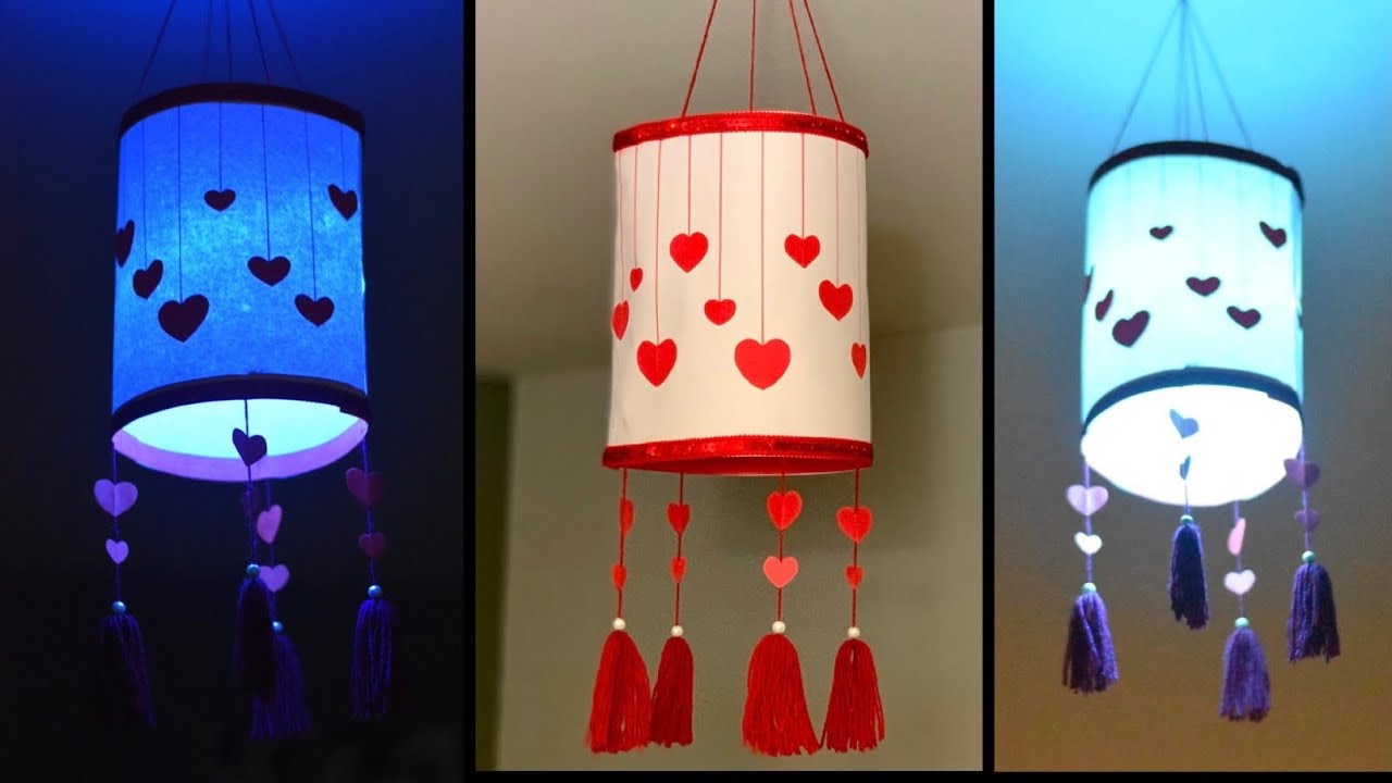 Akash kandil making at home | Diwali decoration ideas at home | Diwali ...