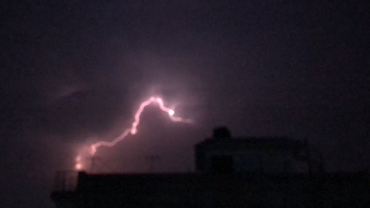 lightning update in Biratnagar #lightning - YouTube