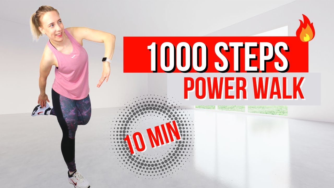 10 Min Calories Burn Walking Workout |1000 Steps Indoor walk - YouTube