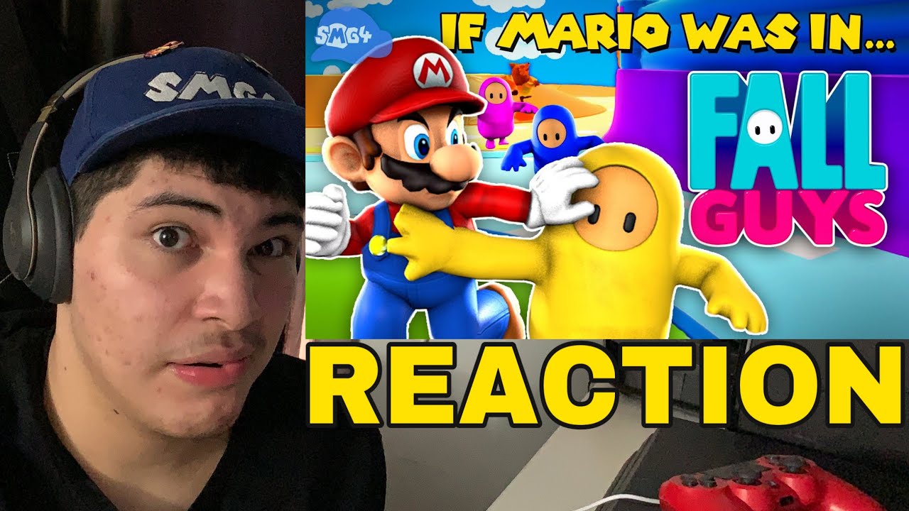 SMG4: If Mario was in... Fall Guys [Reaction] - YouTube