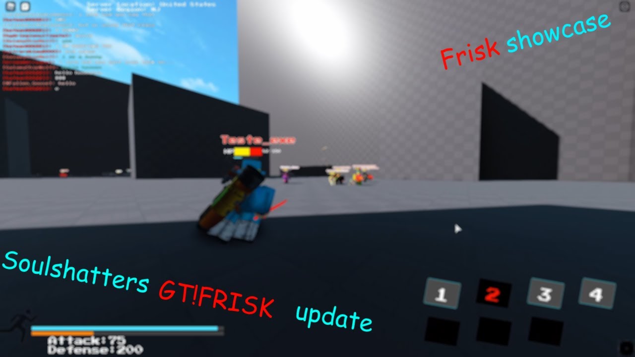 Soulshatters GT!Frisk showcase |Soulshatters (Roblox) - YouTube