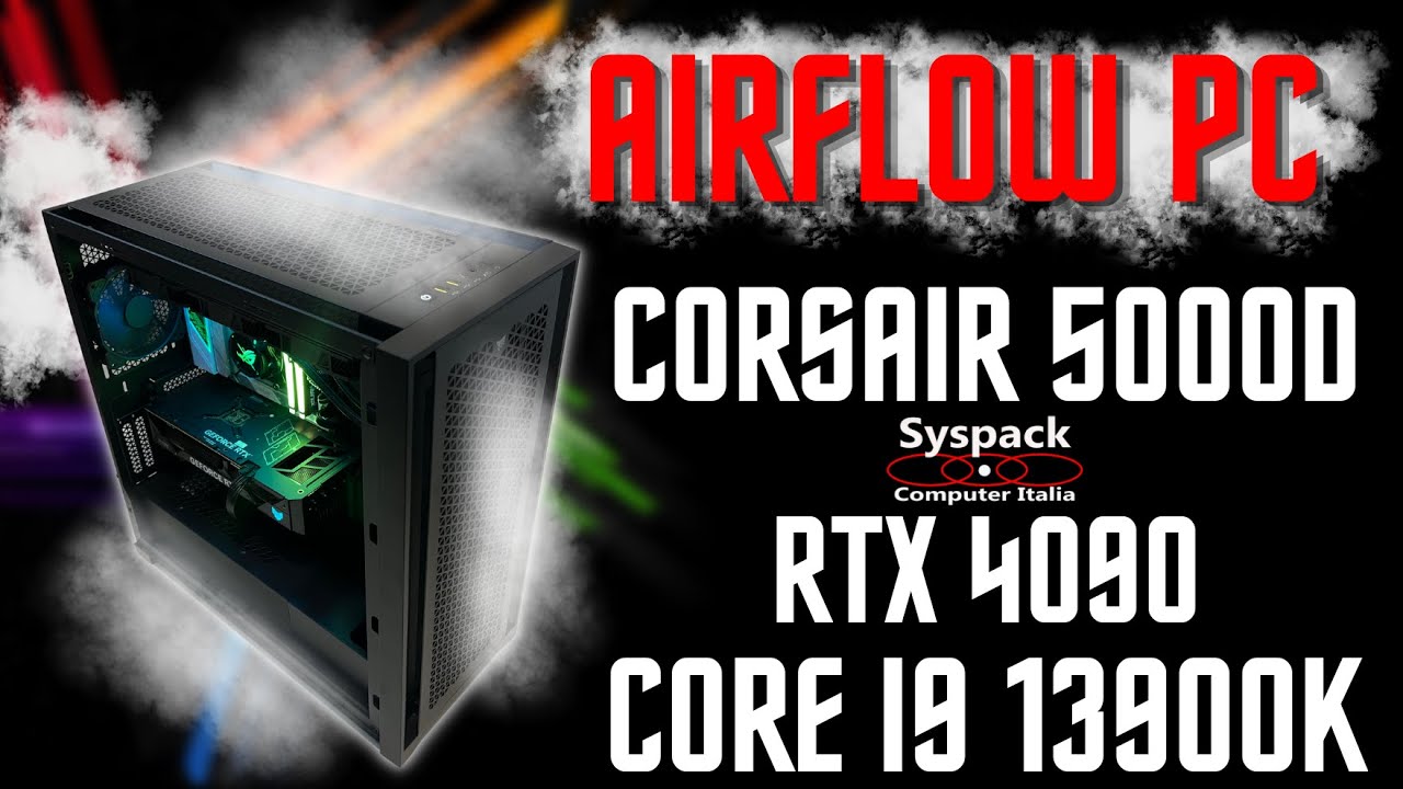 Airflow Test | Custom Build CORSAIR 5000D | RTX 4090 & i9 13900K - YouTube